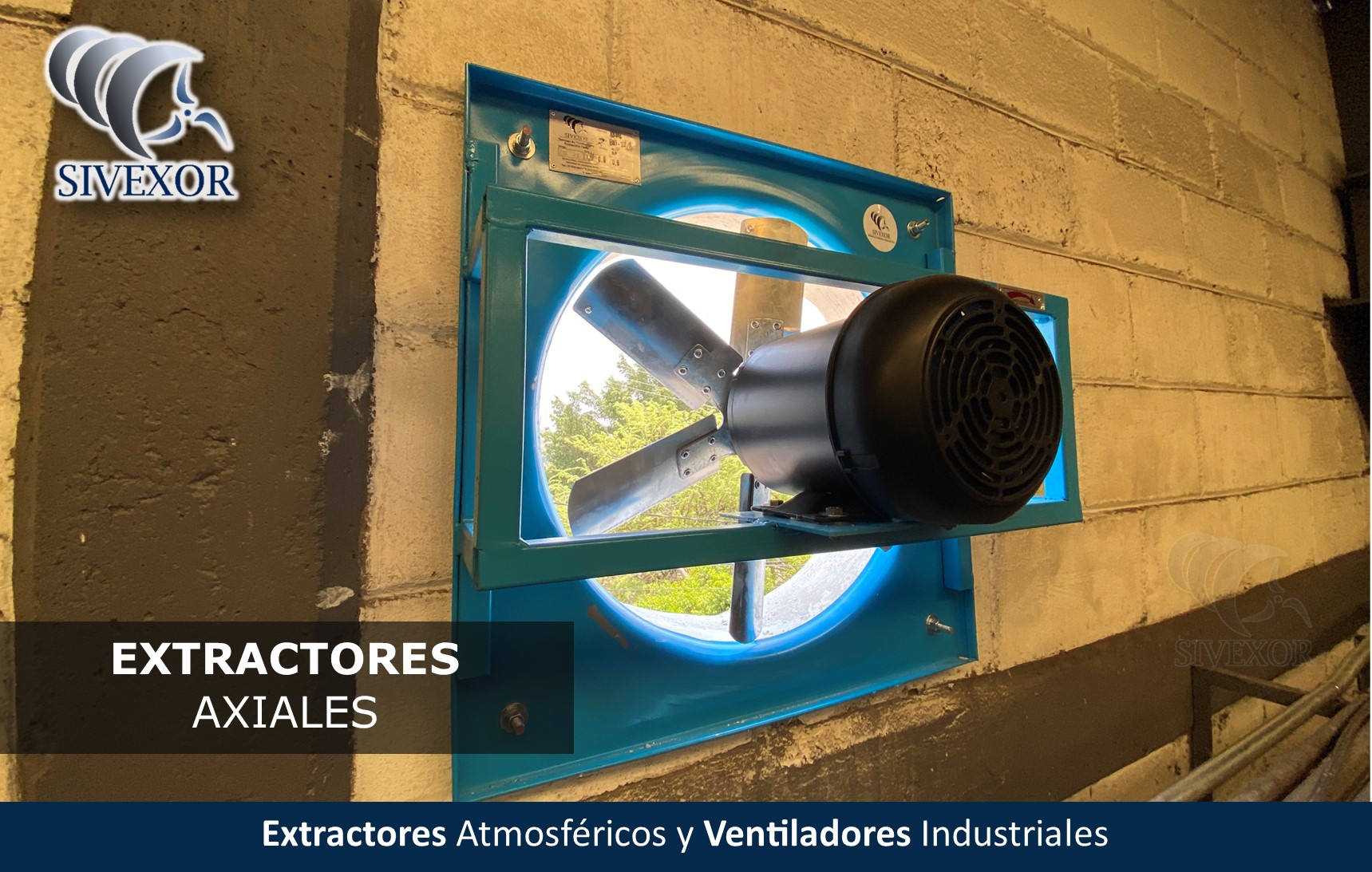 EXTRACTORES AXIALES INDUSTRIALES
