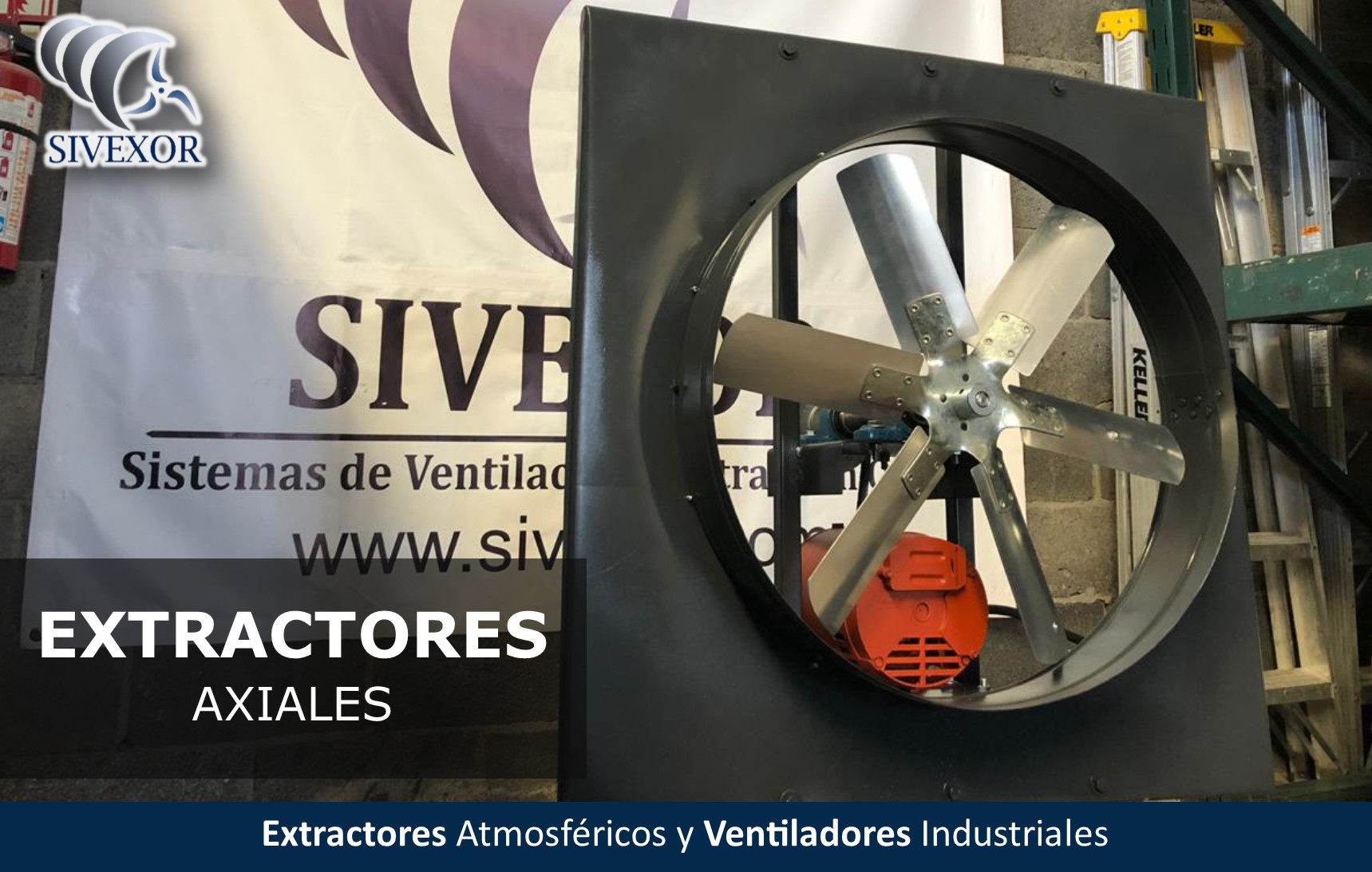 EXTRACTORES AXIALES INDUSTRIALES