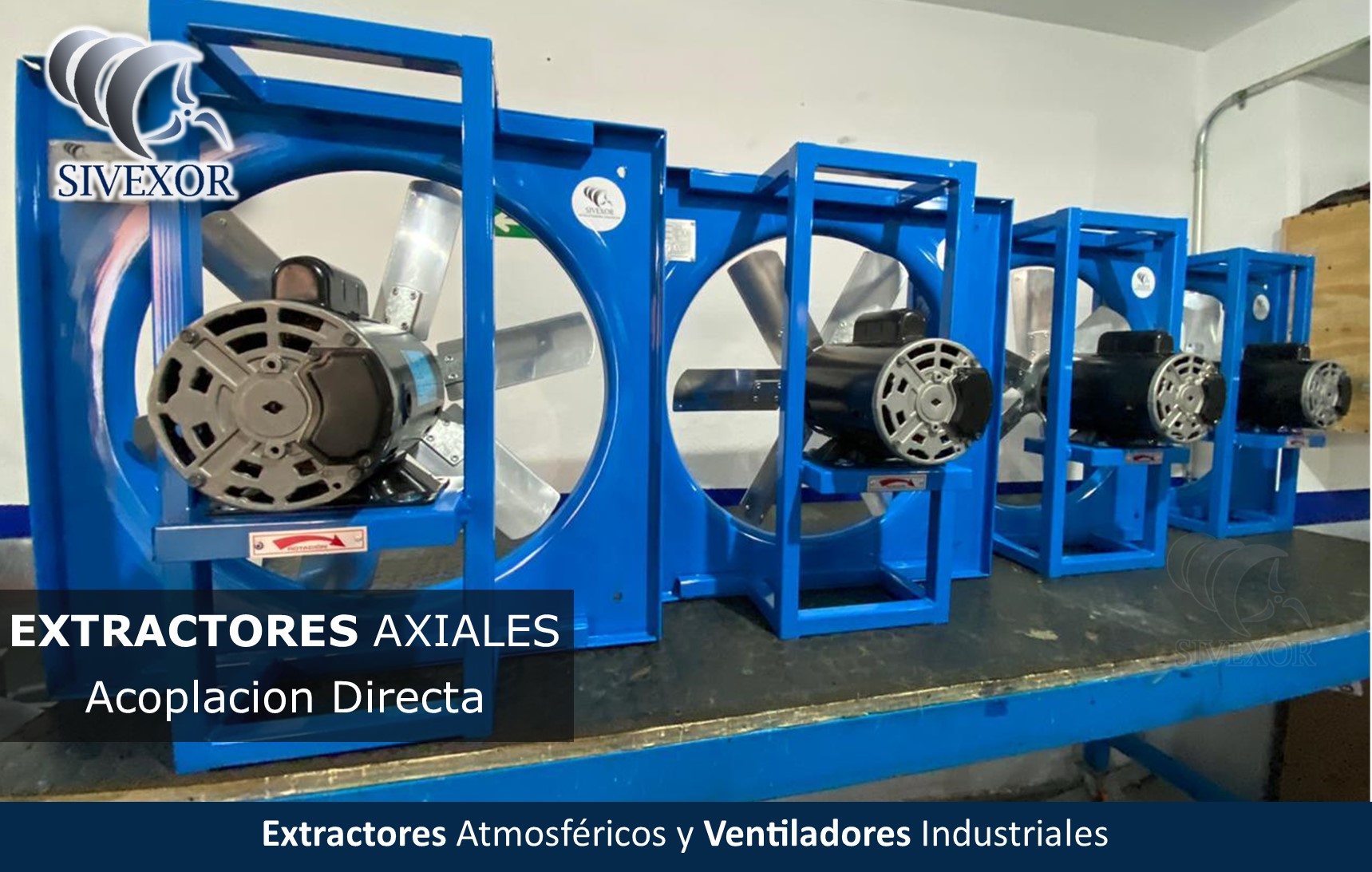 EXTRACTORES AXIALES INDUSTRIALES